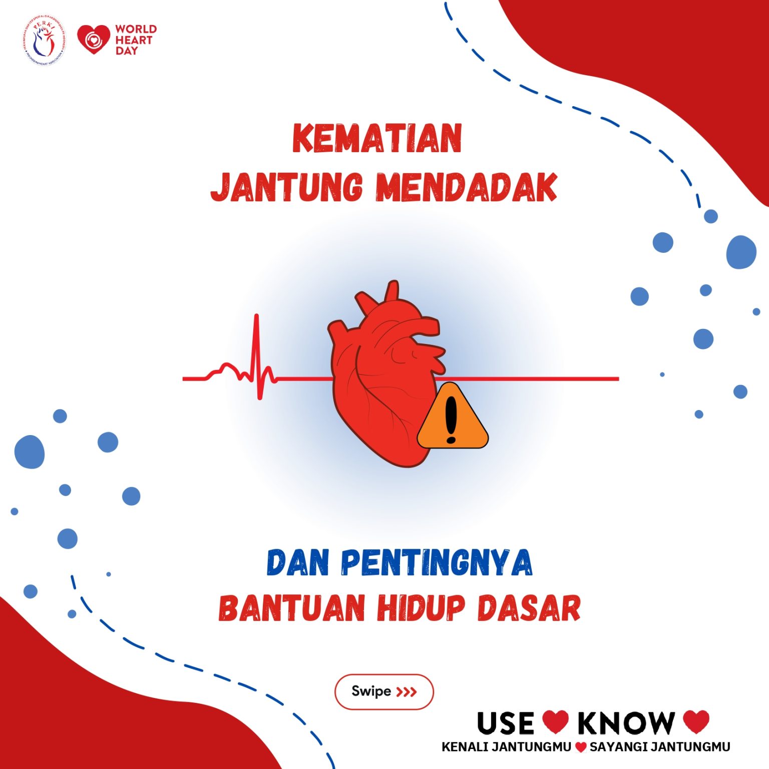 World Heart Day 2023: Rangkaian Tindakan dalam Bantuan Hidup Dasar (BHD) – Perki Jogja