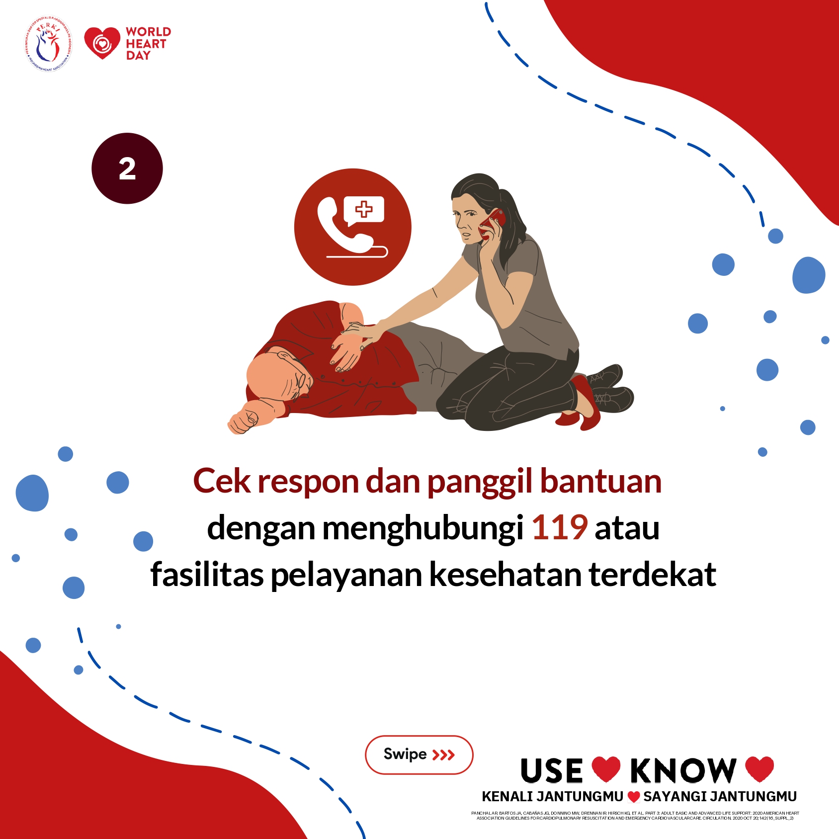 World Heart Day 2023: Rangkaian Tindakan dalam Bantuan Hidup Dasar (BHD) – Perki Jogja