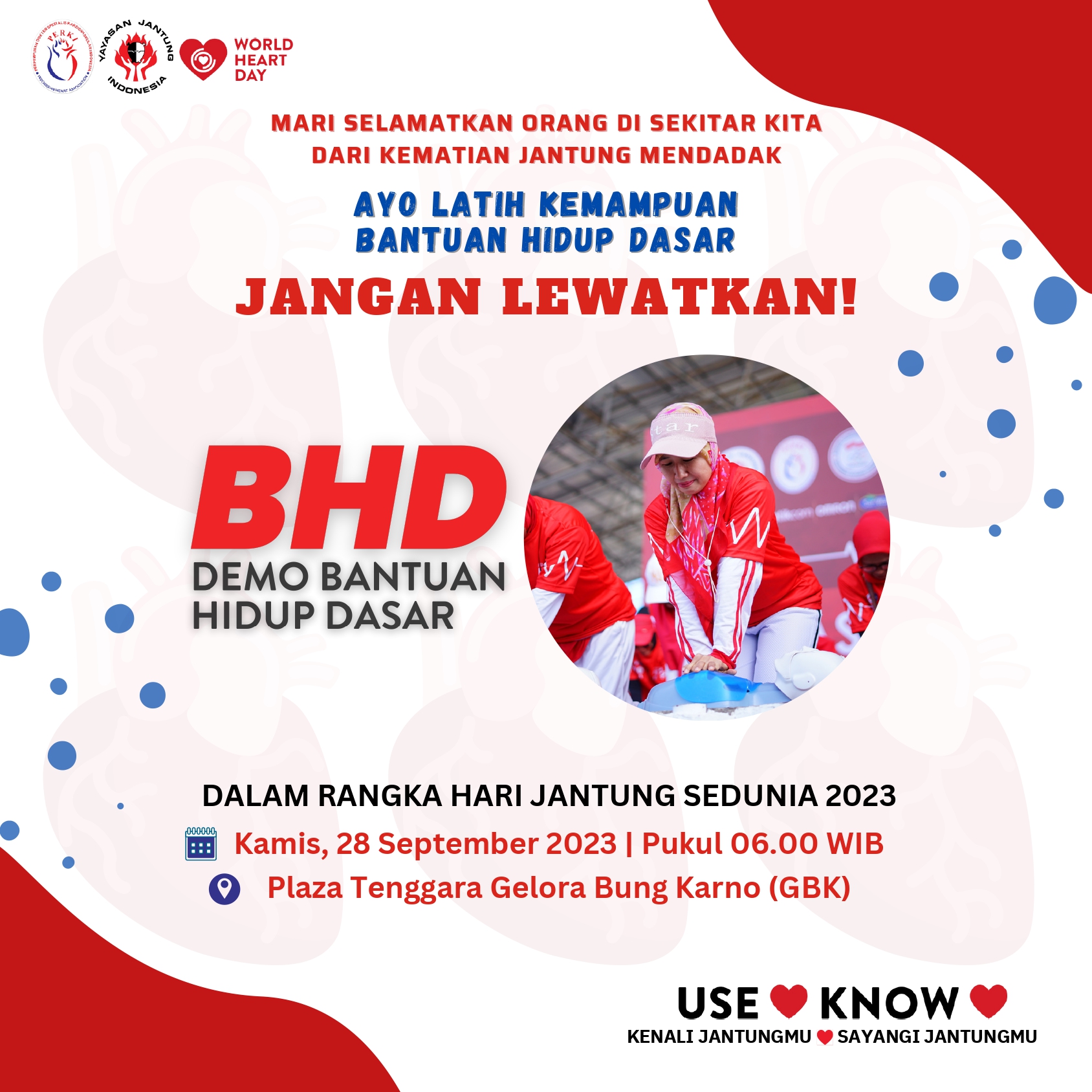 World Heart Day 2023: Rangkaian Tindakan dalam Bantuan Hidup Dasar (BHD) – Perki Jogja