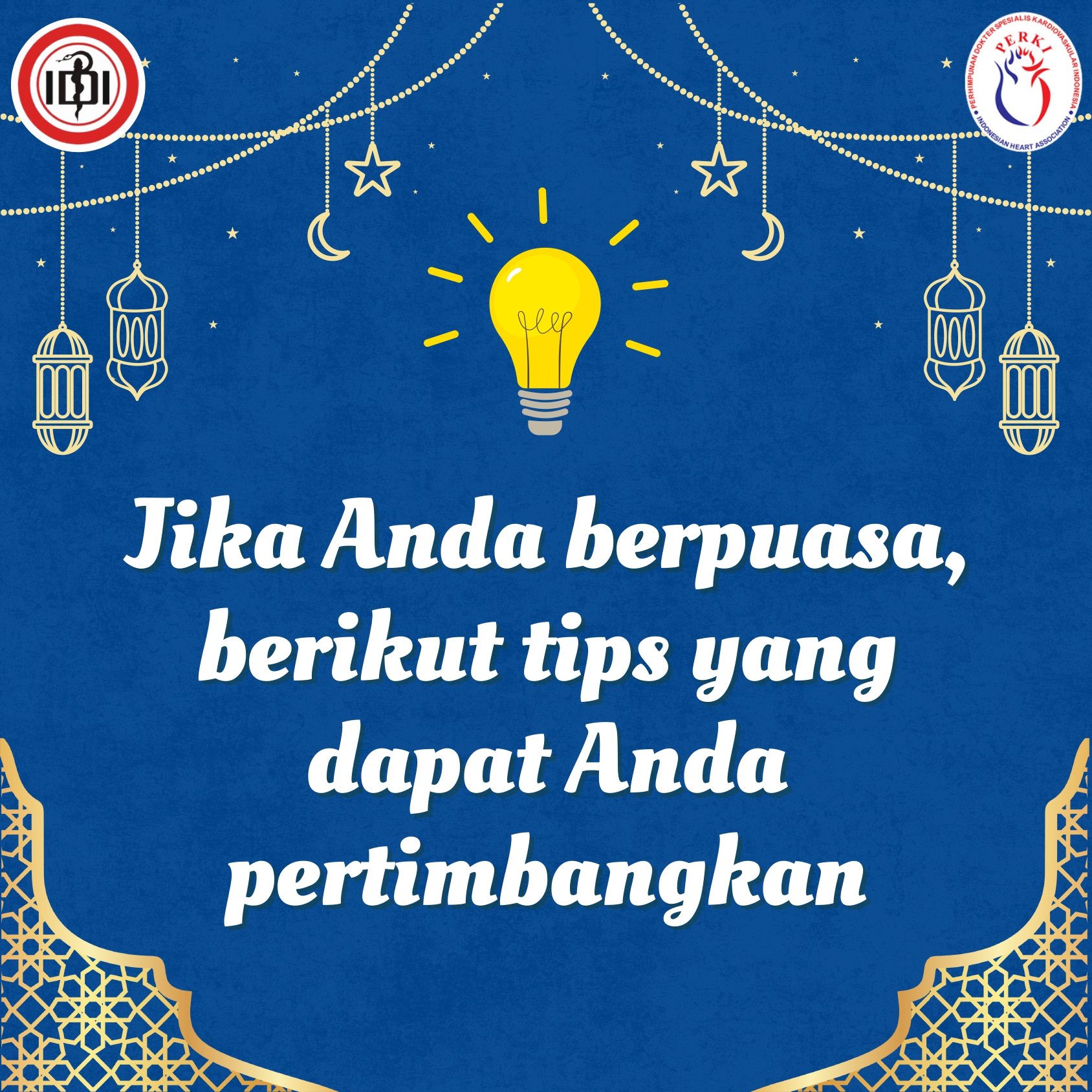 Perhatikan, berpuasa bagi pasien penyakit jantung! – Perki Jogja